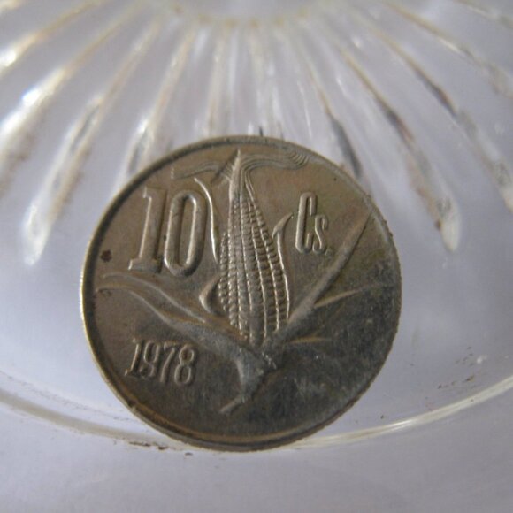 Other | 1978 Mexico 1 Centavos Coin 6 Rows Of Corn Blunt Stem Variant ...
